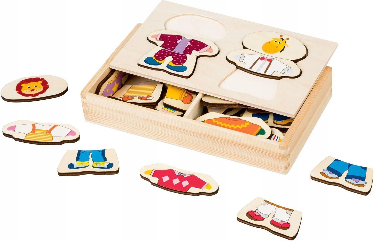 Play Tive Junior Układanka Puzzle Drewniane Kształty Postacie - Ceny i ...