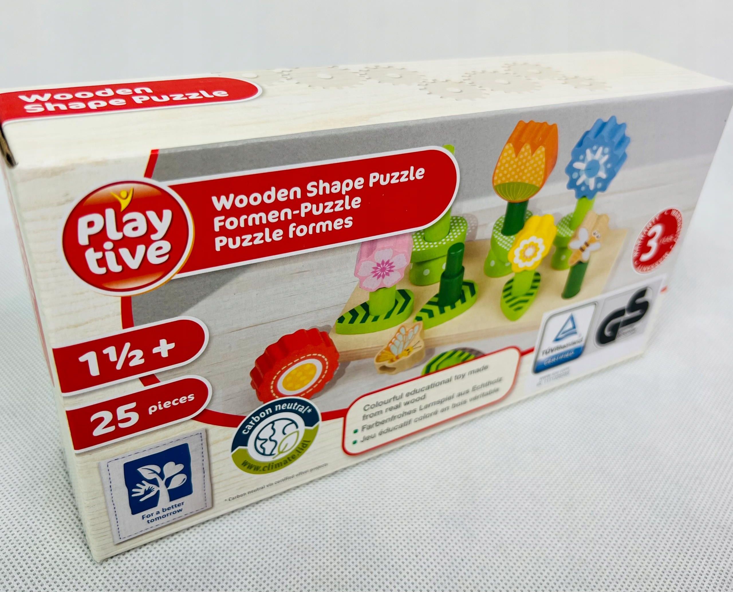 Play Tive Junior Playtive Drewniana Układanka Ogród 18M 25Elem - Ceny i ...