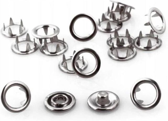 Zatrzaski, Napy Springi 9,5 mm Srebrne 50 kpl - Ceny i opinie - Ceneo.pl