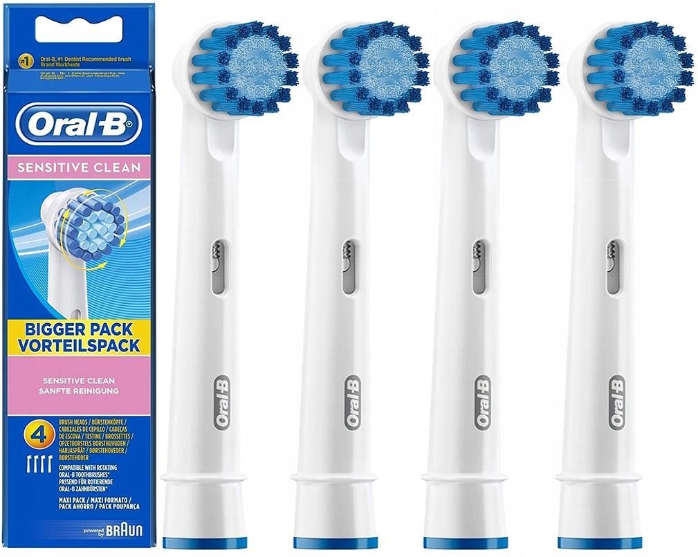 Końcówka Oral-B Sensitive Clean 4szt. - Opinie i ceny na Ceneo.pl