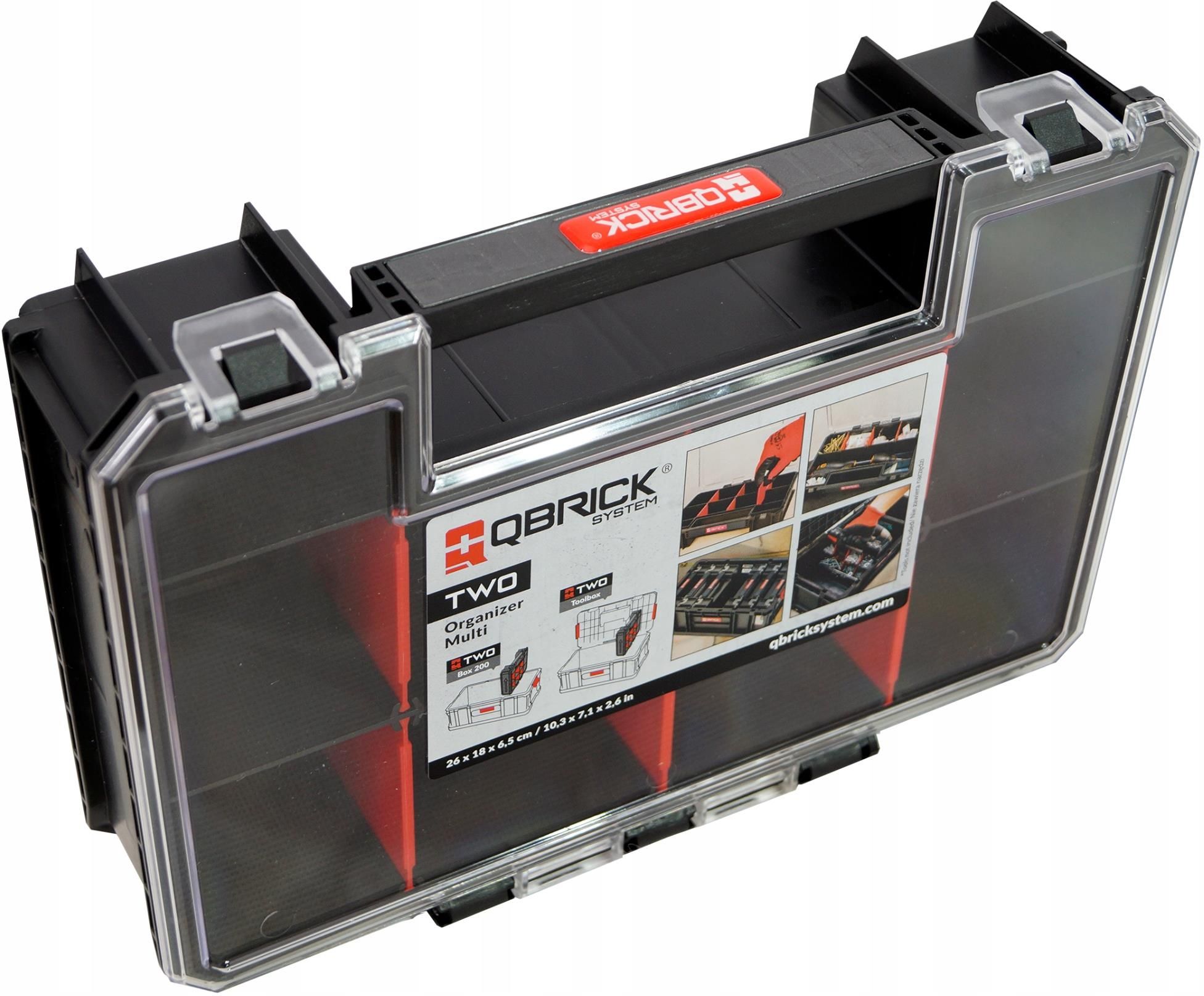 Qbrick System Qbrick Zestaw Skrzynka 6 Organizerów Two Box 200 BOX200 ...