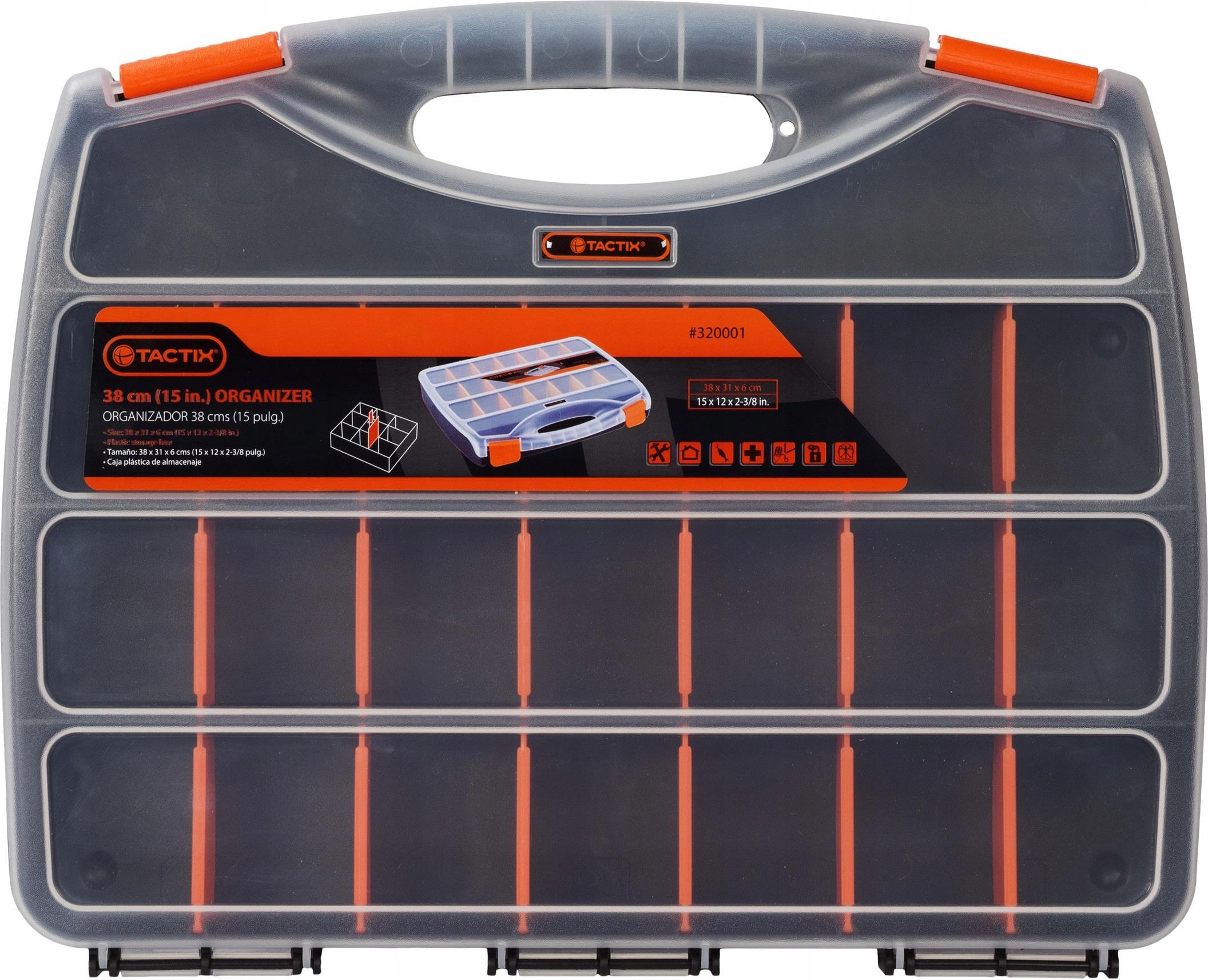 Organizer Pojemnik Warsztatowy 15 Tactix 320001 - Opinie i ceny na Ceneo.pl