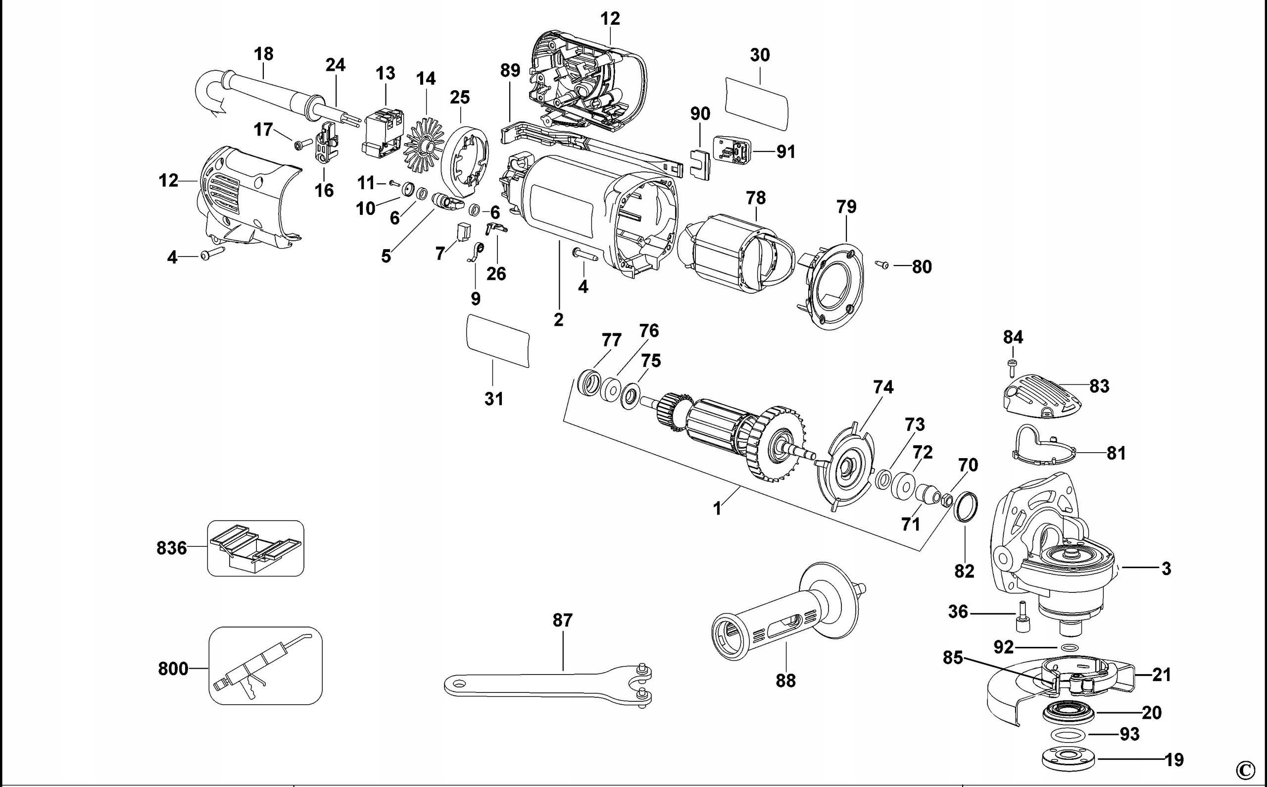 Dewalt N039878 Osłona Do Dcg412 - Opinie i ceny na Ceneo.pl