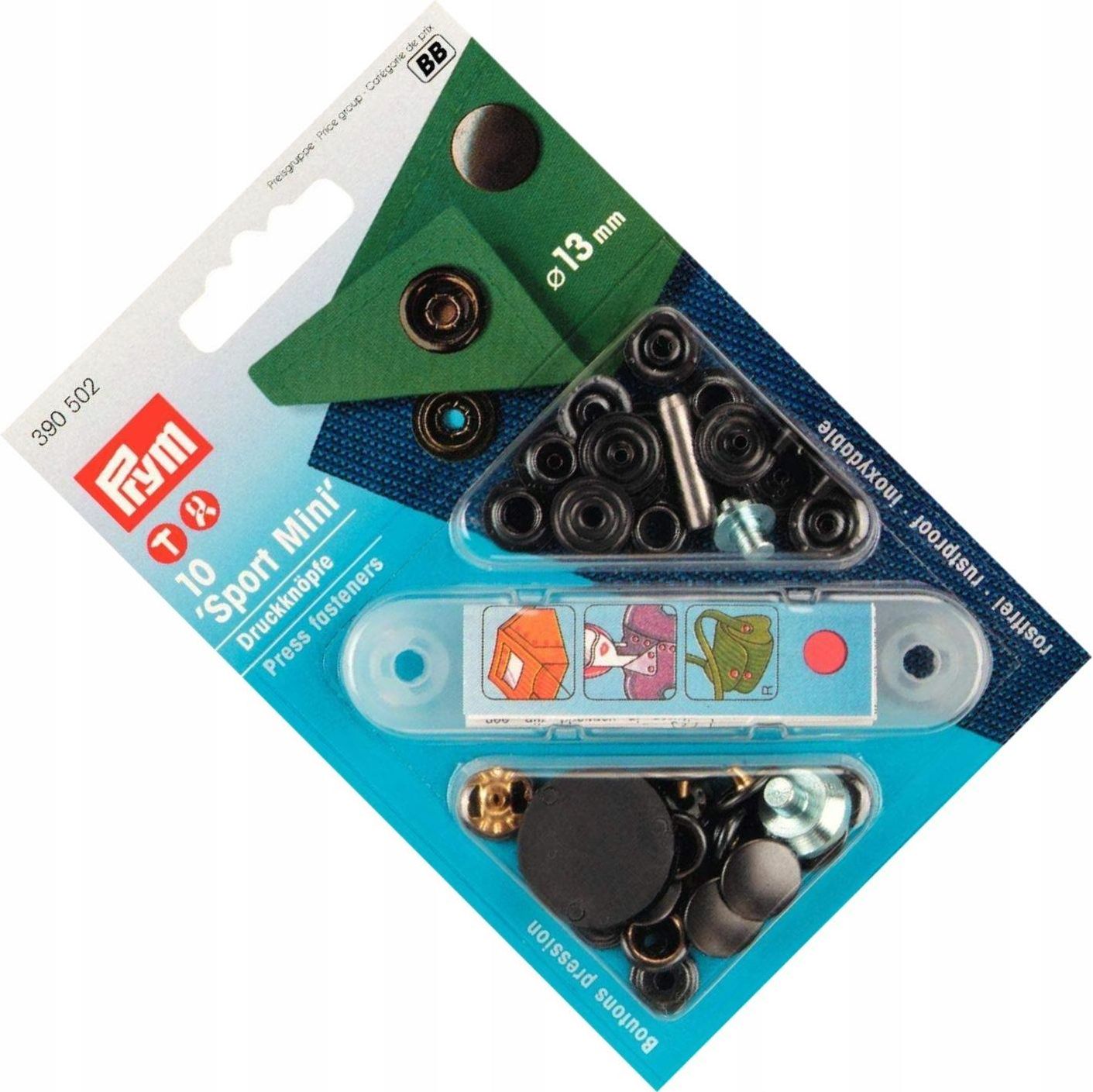 Napy sport & camping czarne fi 13mm 10szt Prym - Ceny i opinie - Ceneo.pl