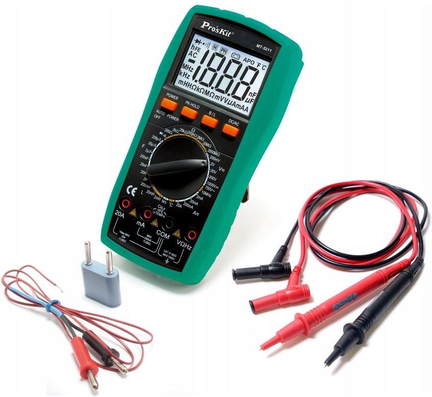 Miernik uniwersalny Pro'Skit Multimetr Cyfrowy MT5211 - Opinie i ceny ...