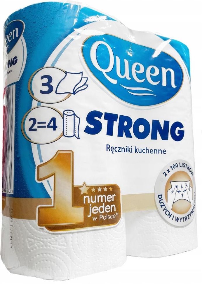 Queen Ręcznik Papierowy Strong 3War 200 Listków - Opinie i atrakcyjne ...