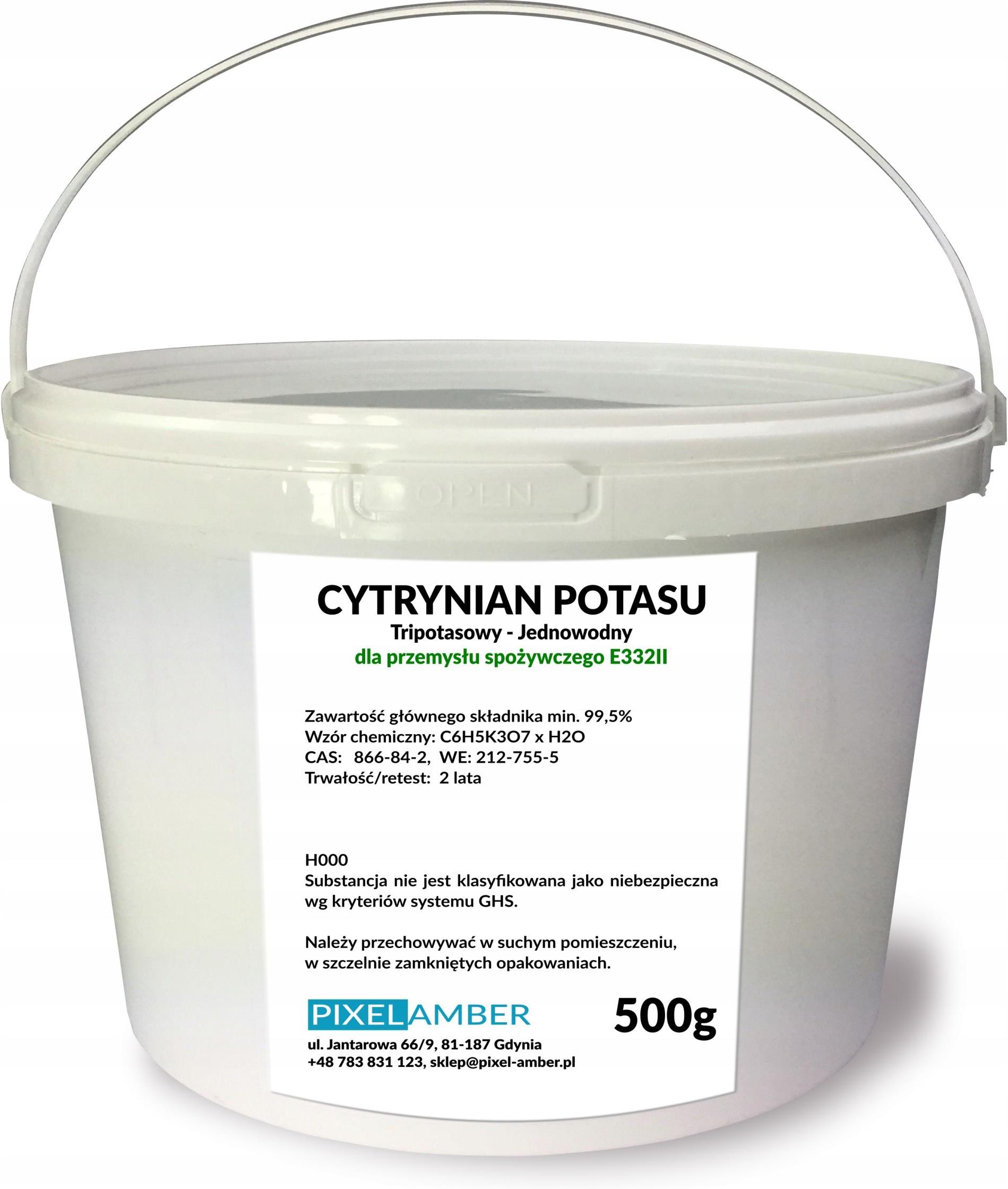 Pixel Amber Cytrynian Potasu 99% Spożywczy E332Ii 500G - ceny i opinie ...