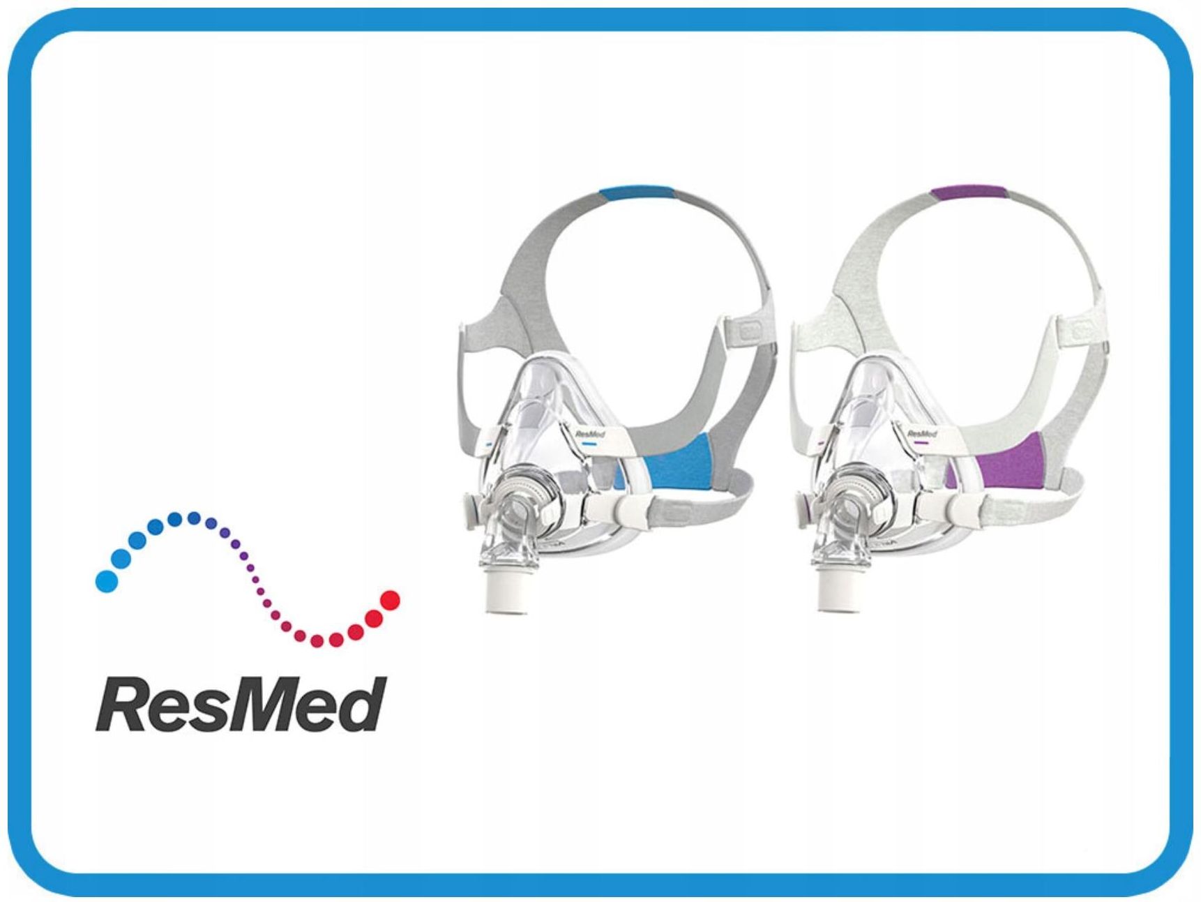 Drobne akcesoria medyczne Resmed Airfit F20 Maska Pełnotwarzowa Quiet ...