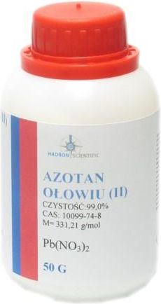 Azotan Ołowiu Czysty 50g - ceny i opinie - Ceneo.pl