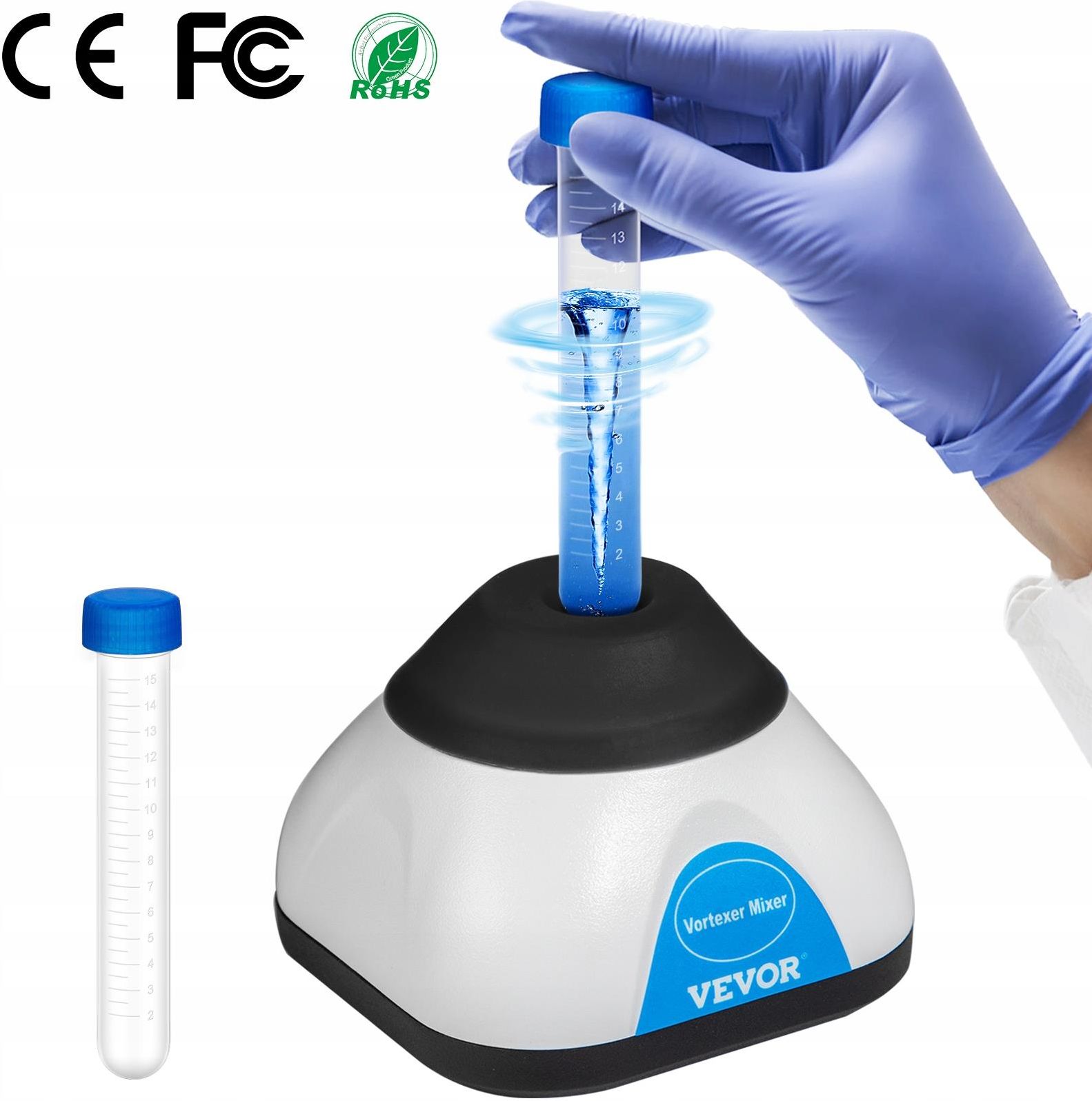 Vevor Vortex Mikser Laboratoryjny 50Ml 3000 Rpm - ceny i opinie - Ceneo.pl