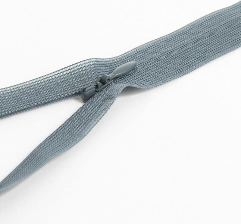 Zamek błyskawiczny kryty Ykk 60cm, szary lazurowy - Ceny i opinie - Ceneo.pl