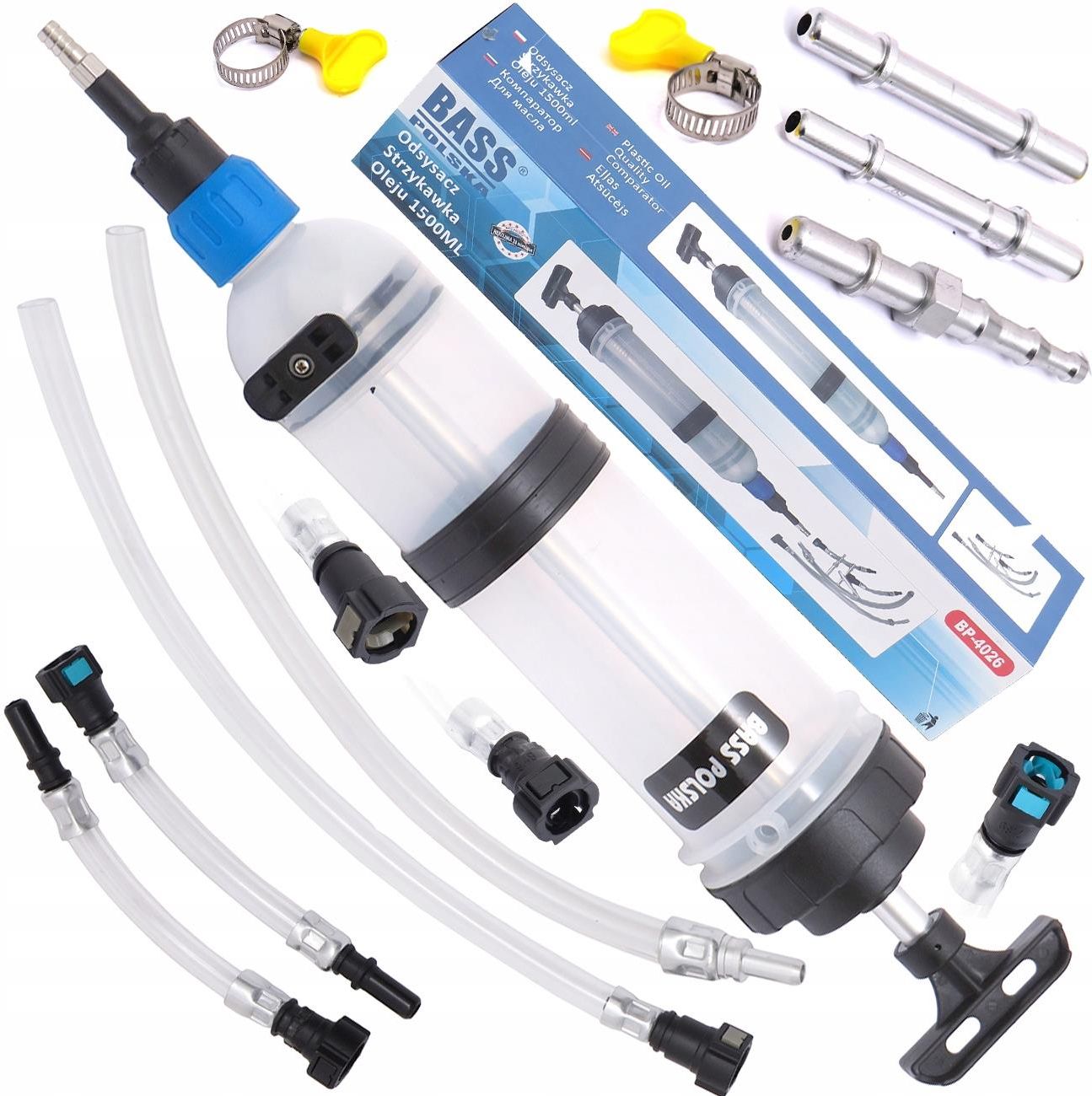 Olejnica Odsysarka Strzykawka Do Oleju 1500Ml Bass 83257063 - Opinie i ...