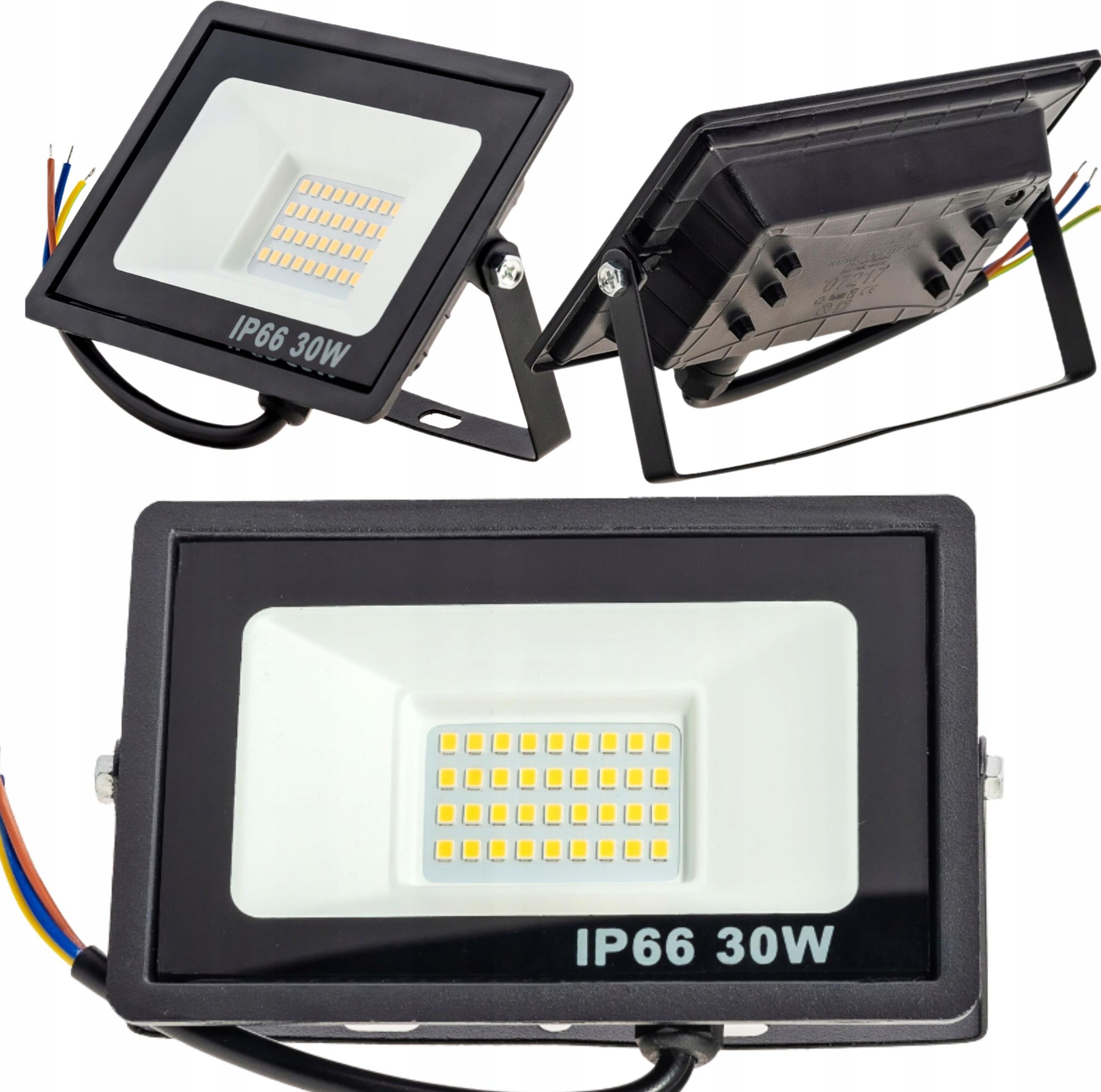 Halogen Halogen Lampa Led Reflektor Naświetlacz Zewnętrzny - Opinie i ...