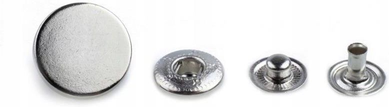 Napy ozdobne, Moneta typ alfa 12 mm Srebrne 10 szt - Ceny i opinie ...