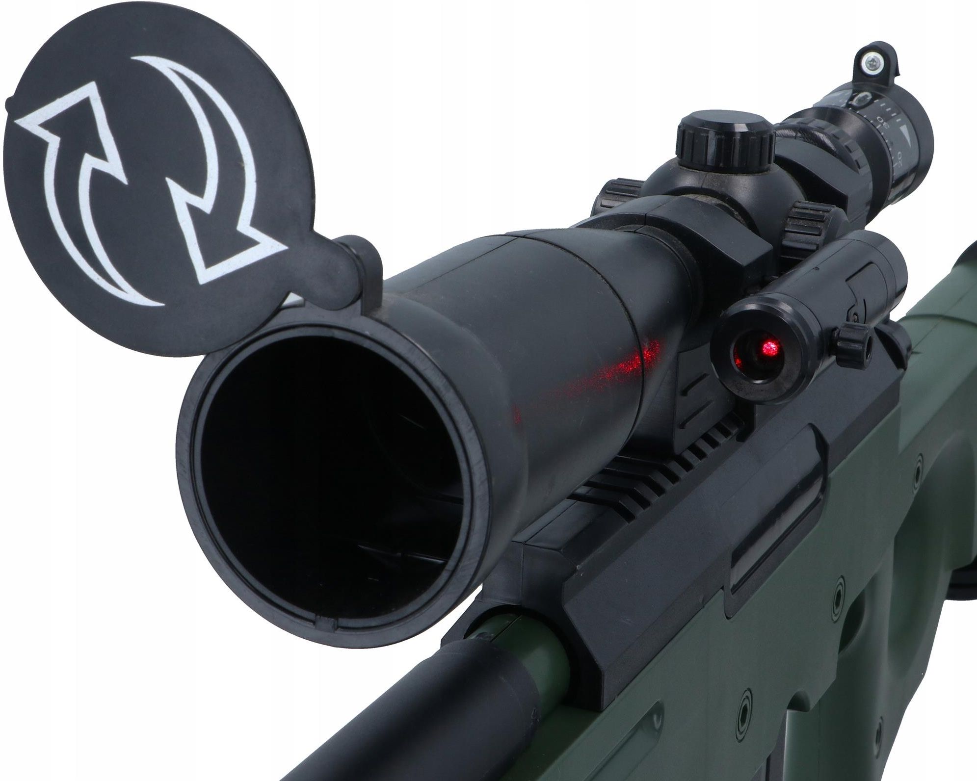 For Fun Karabin Snajperski Awp Na Kulki Laser Luneta Gun - Ceny i ...
