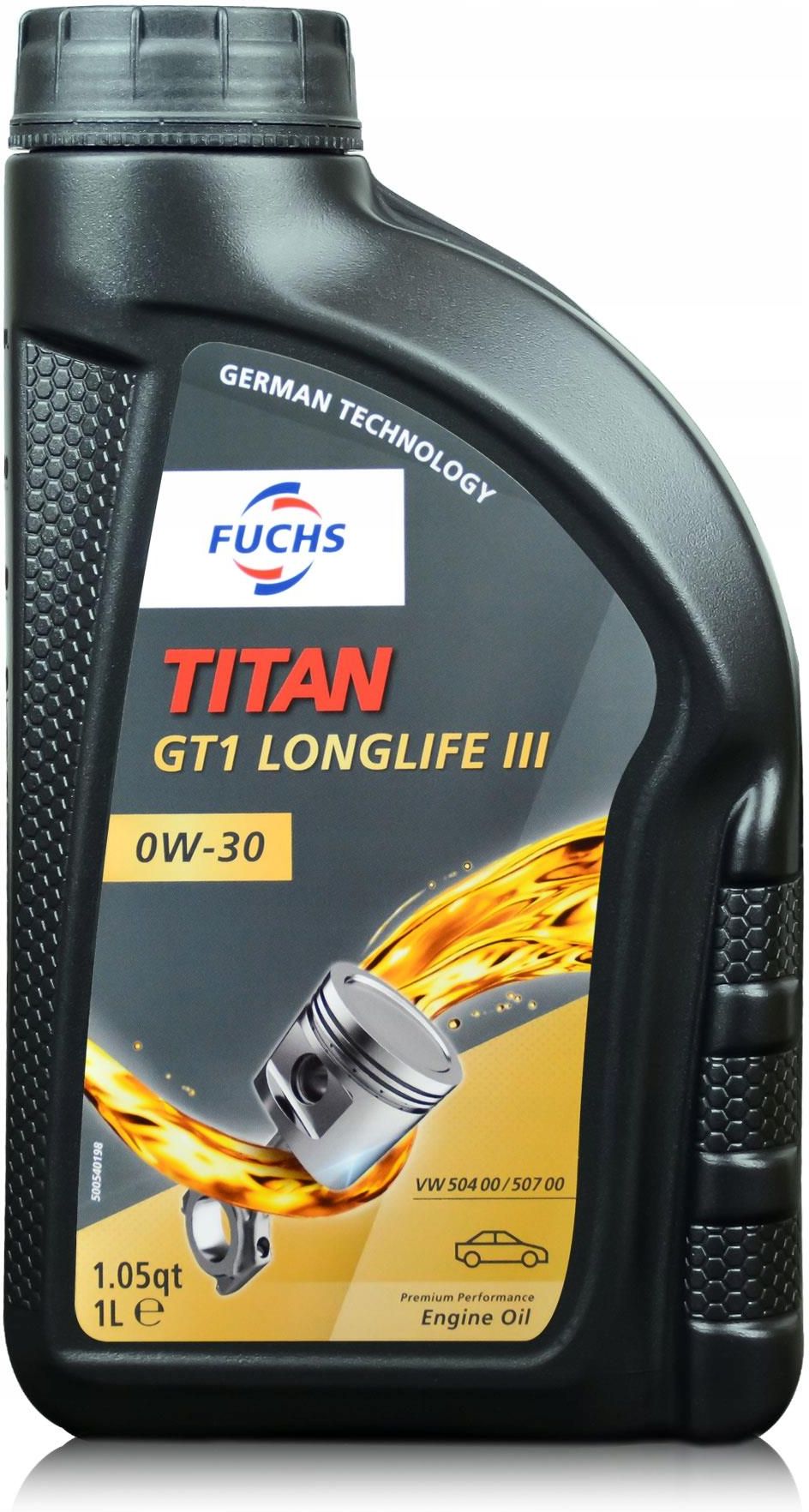 Olej silnikowy Fuchs Titan Gt1 Longlife Iii 0W30 1L Dystr - Opinie i ceny na Ceneo.pl