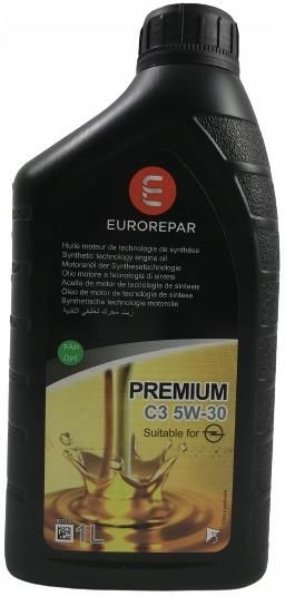 Eurorepar Premium 5W30 C3 1l Sl/Sm/Cf Dexos2 - opinie i ceny na Ceneo.pl