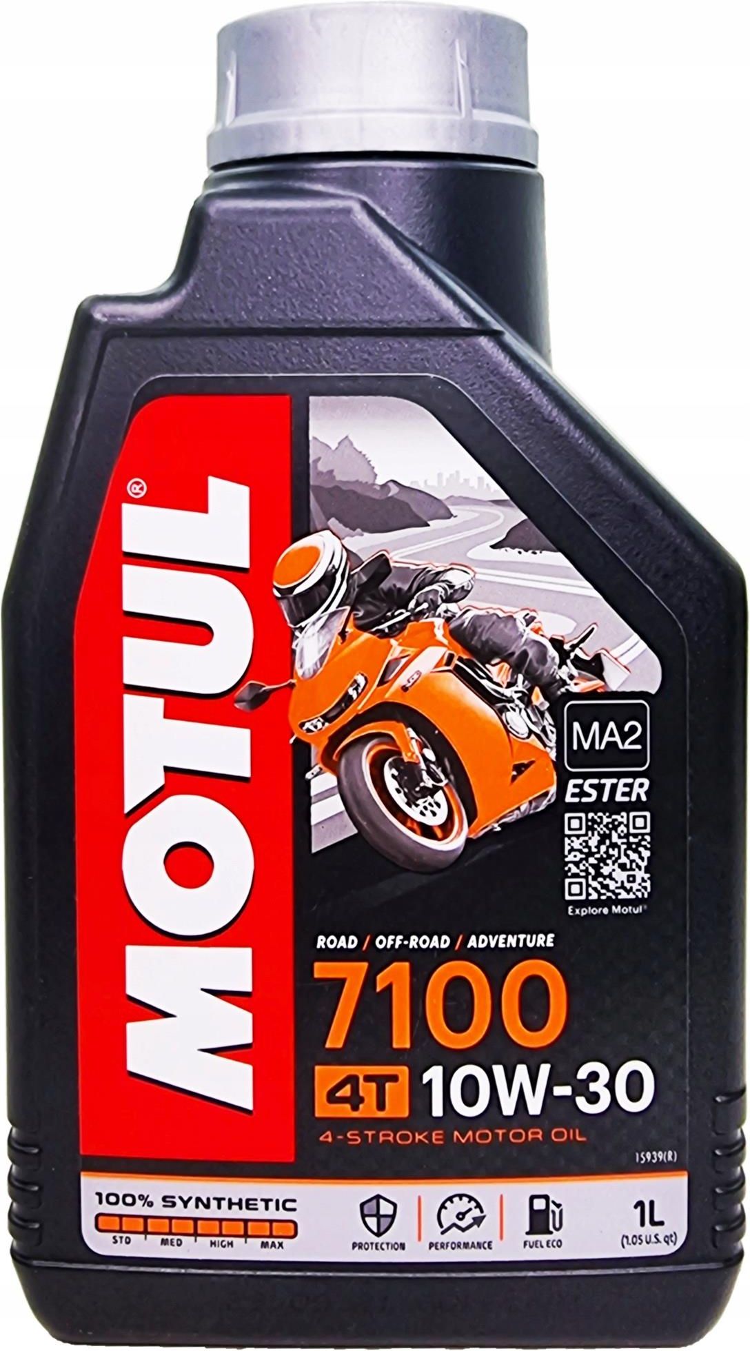 Olej silnikowy Motul 7100 4T 1L 10W30 - Opinie i ceny na Ceneo.pl