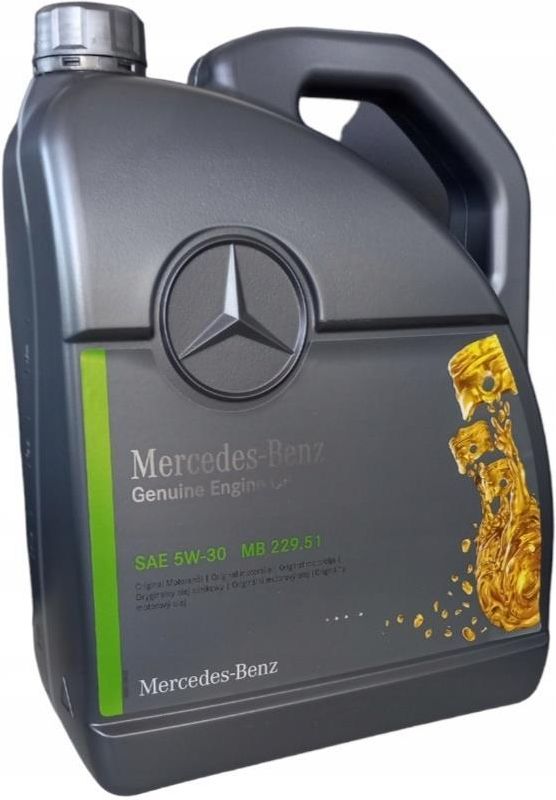 Olej silnikowy Mercedes-Benz Mercedes 5W30 Mb 229.51 5L - Opinie i ceny ...