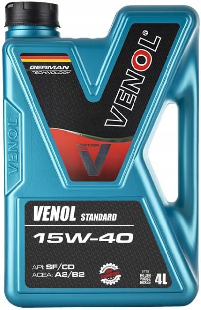 Olej silnikowy Venol Standard Sf Cd 15W40 5L - Opinie i ceny na Ceneo.pl
