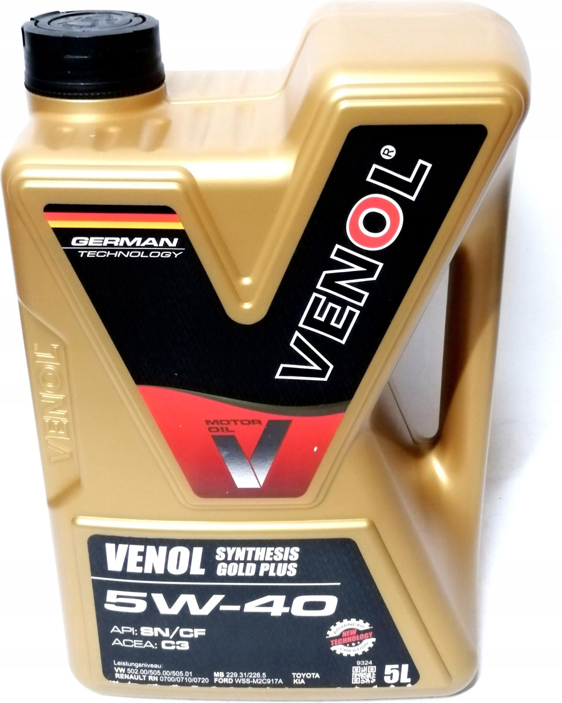 Venol 5W40 Hesis Gold Plus 5l C3 9.55535-Gh2 - opinie i ceny na Ceneo.pl
