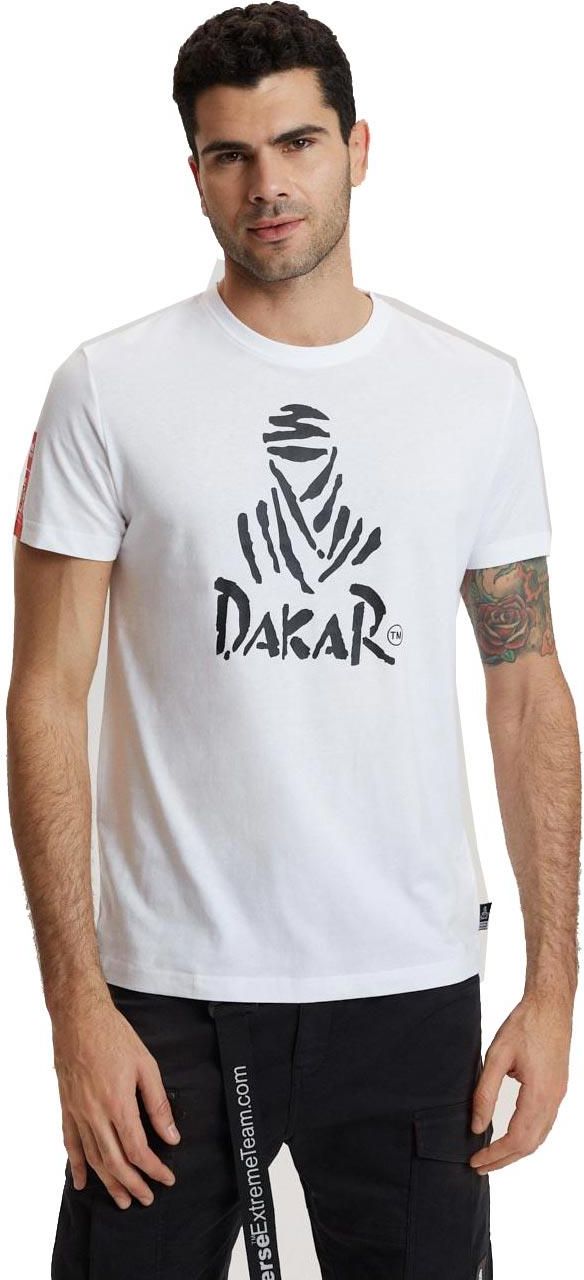 Koszulka t-shirt męska Dakar DKR LOGO 1 white - Ceny i opinie - Ceneo.pl