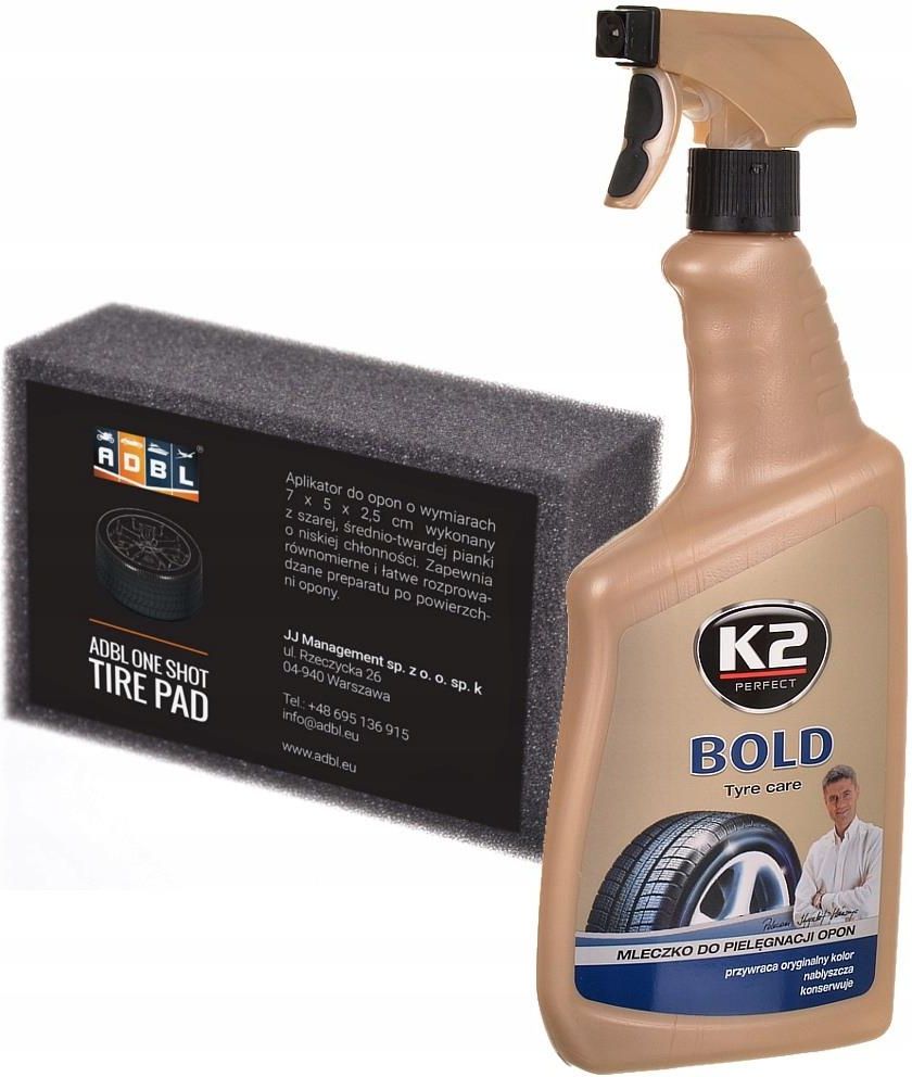 K2 Bold 700Ml Do Nabłyszczania Opon Aplikator Adbl - Opinie i ceny na Ceneo.pl