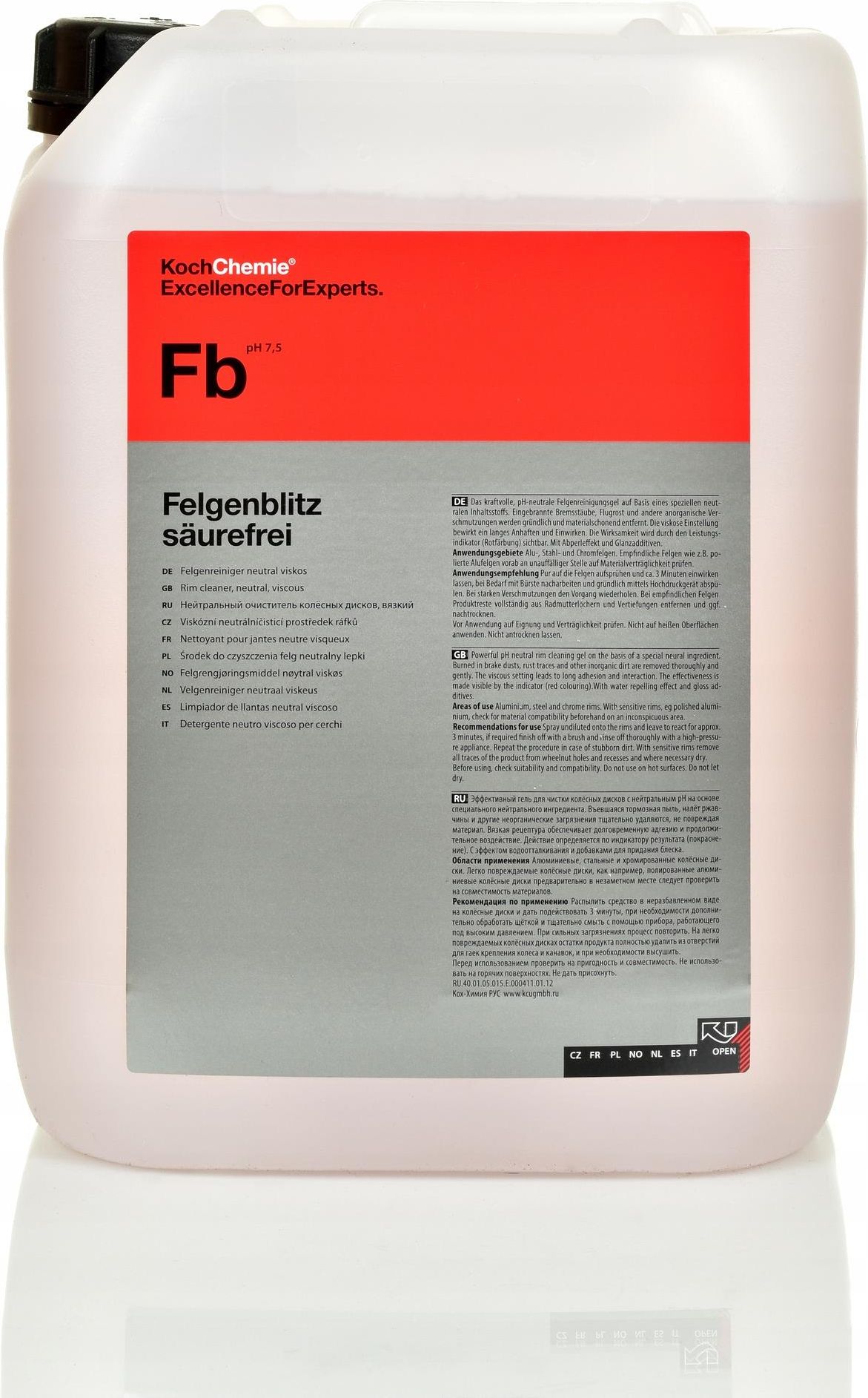 Koch-Chemie Koch Chemie Środek Żel Do Czyszczenia Felg 11Kg - Opinie i ceny na Ceneo.pl