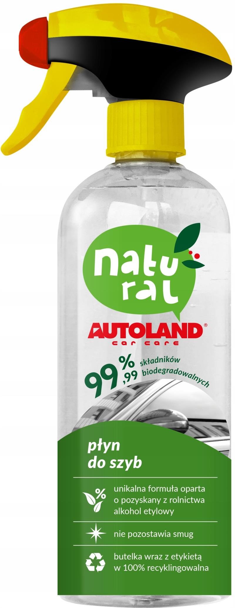 Autoland Płyn Do Szyb 500Ml Natural Nie Pozostawia Smug - Opinie i ceny ...