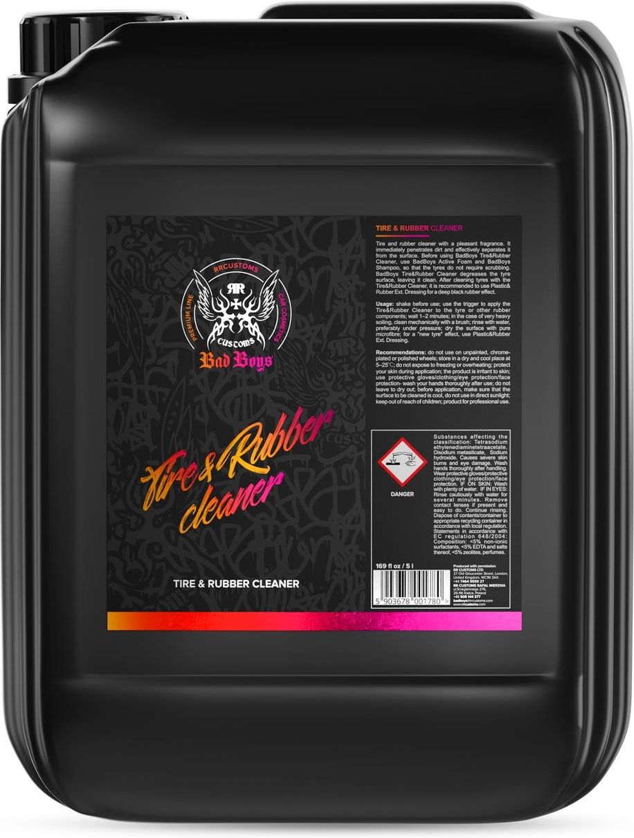 Rr Customs Rrc Bad Boys Tire And Rubber Cleaner 5L Opony Guma - Opinie ...