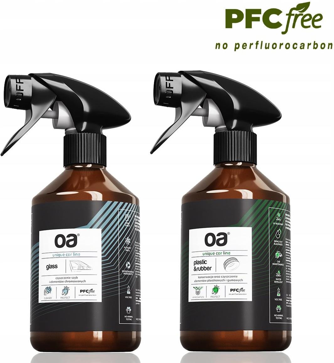 Oa Set Car Glass 250Ml + Plastic&Rubber 250 - Opinie i ceny na Ceneo.pl