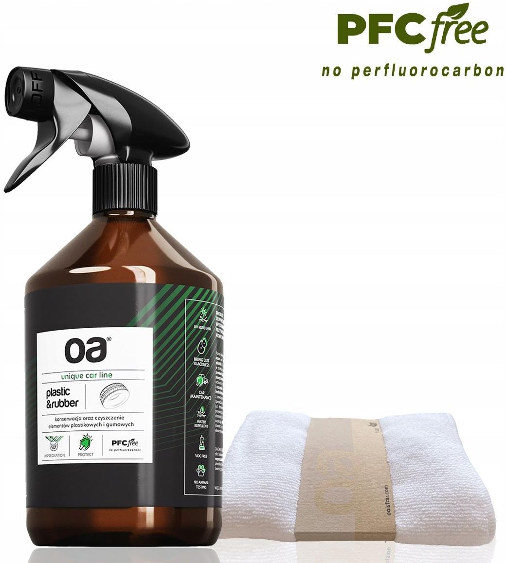Oa Set Plastic&Rubber 500Ml + Microfibra 1Szt. - Opinie i ceny na Ceneo.pl