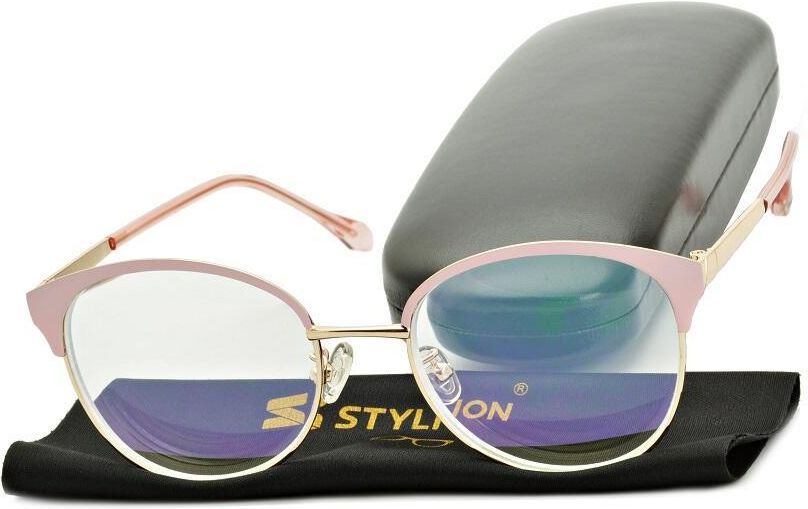 Stylion Okulary Minusy Damskie Antyrefleks Korekcyjne Stal St318C ...
