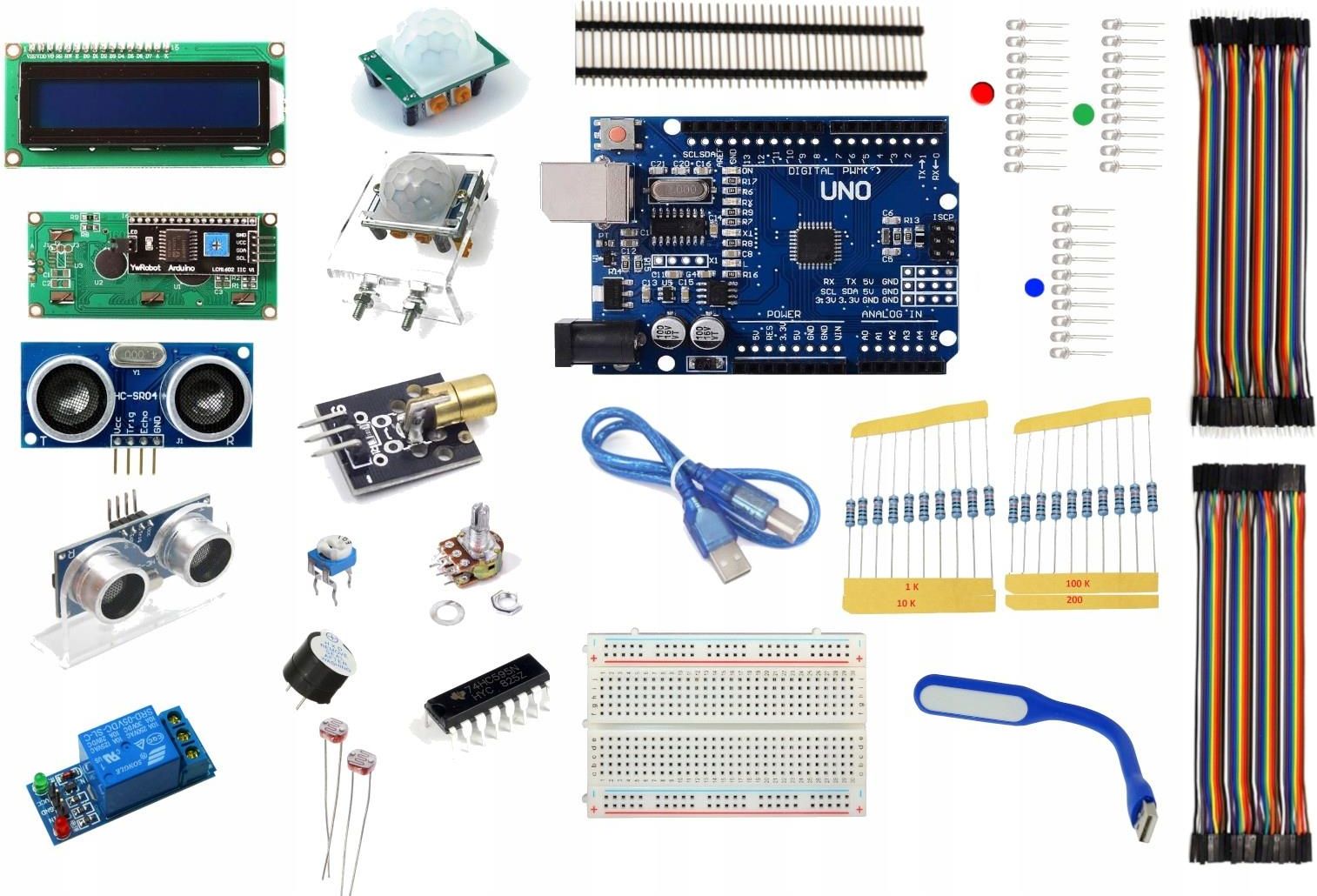 Mikrokontroler MODULOSY ARDUINO ZESTAW UNO EDUKACYJNY STARTOWY XL ...