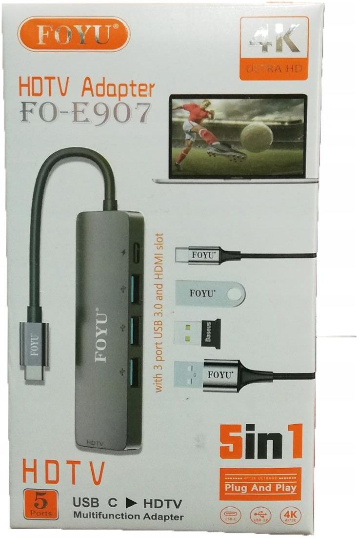INNA FOYU 5IN1 MOBILNY DO PRZEJŚCIÓWKI HOTV -USB C (FOE907) - Opinie i ...