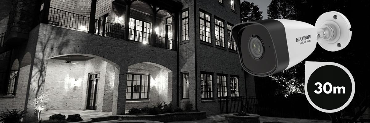 Zestaw do monitoringu HIKVISION ZESTAW 4 KAMERY HWI-B140H 1TB IP POE ...