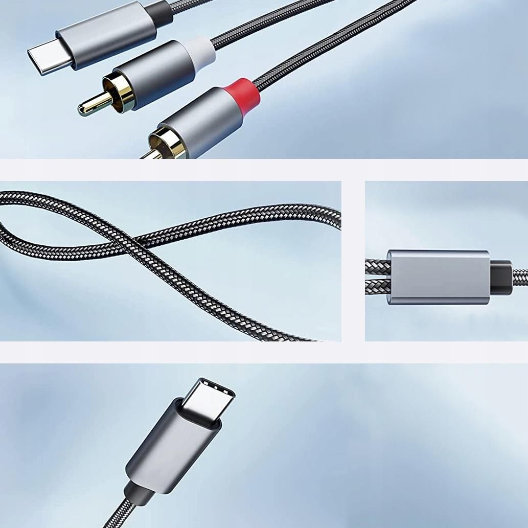 Kabel Usb-C Typ C Do 2X Rca Cinch Stereo Hq (Rcaauxusbc) - Opinie i ...
