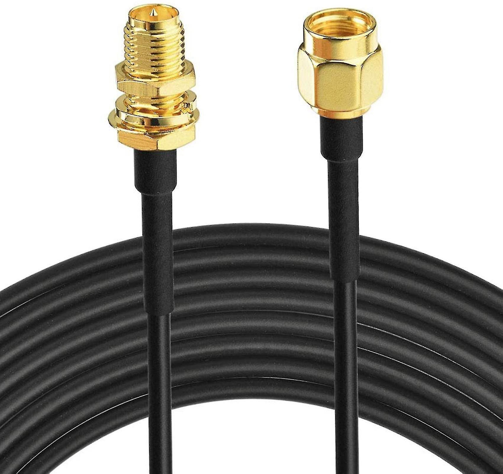 INNA WIFI ANTENNA EXTENSION CABLE 50 FEET RP-SMA MALE (G06638434482472 ...