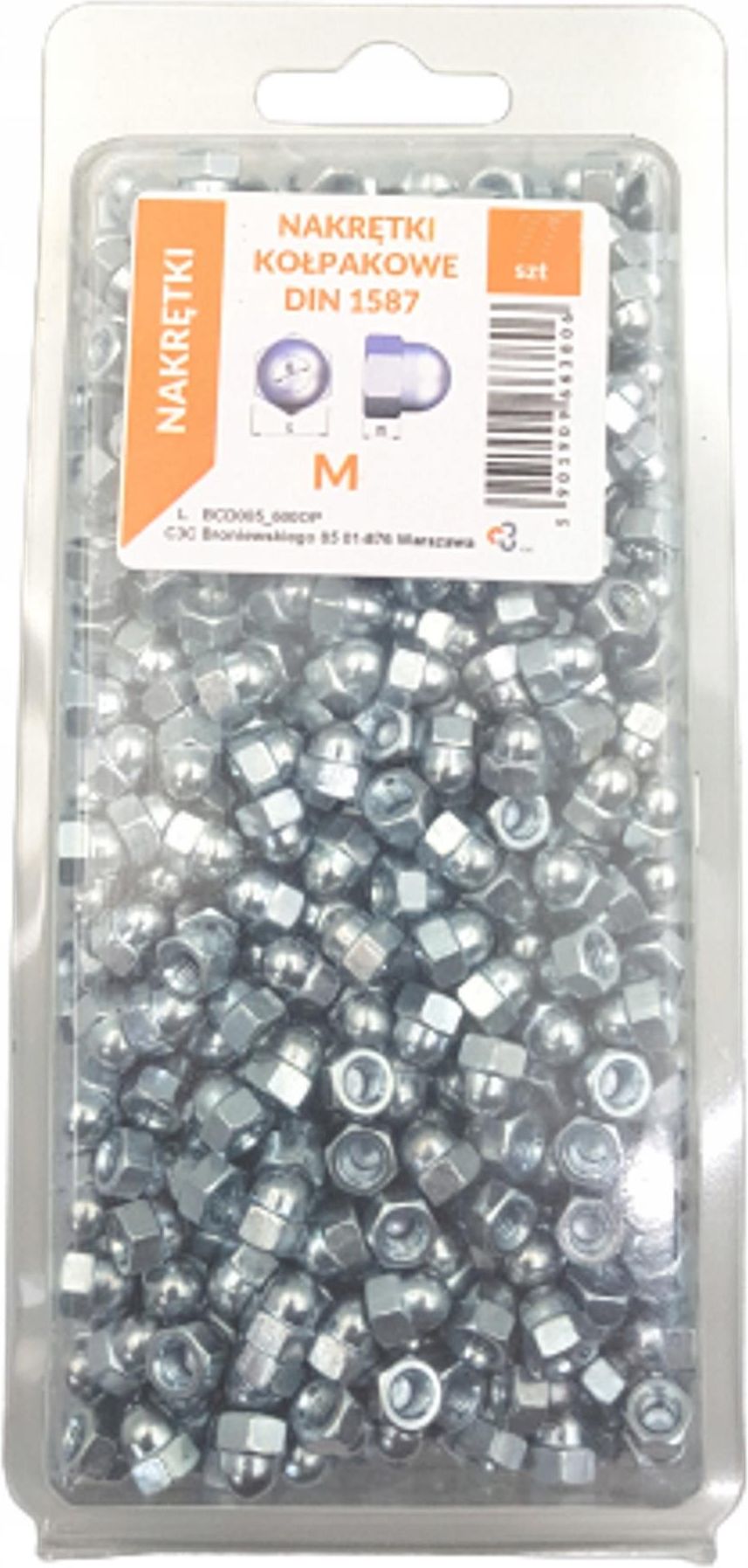 C3C Nakrętki Kołpakowe M5 Din 1587 Ocynk 400szt. Bcd010_400Op - Opinie i ceny na Ceneo.pl