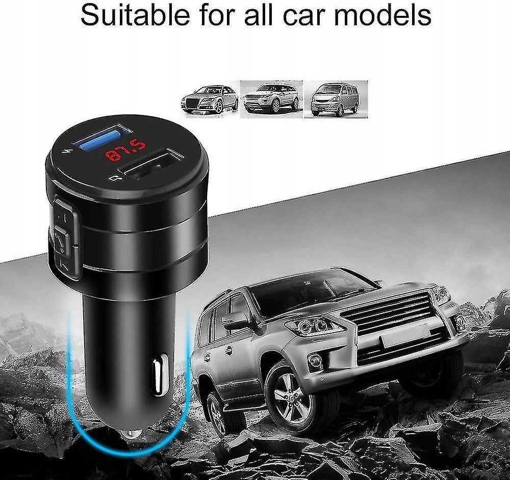 INNA BLUETOOTH CAR FM TRANSMITTER DUAL USB CHARGER G06628832369649 ...
