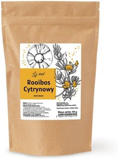 Herbata Herbata rooibos cytrynowy 50g Vivio - Ceny i opinie - Ceneo.pl