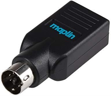 MAPLIN NAJWYŻSZEJ JAKOŚCI ADAPTER USB-A 2.0 ŻEŃSKI NA PS/2 MĘSKI ...