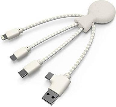 XOOPAR KABEL USB MR. BIO 4 W 1 - ECORESPONABLE I BIODEGRADOWALNY KABEL ...