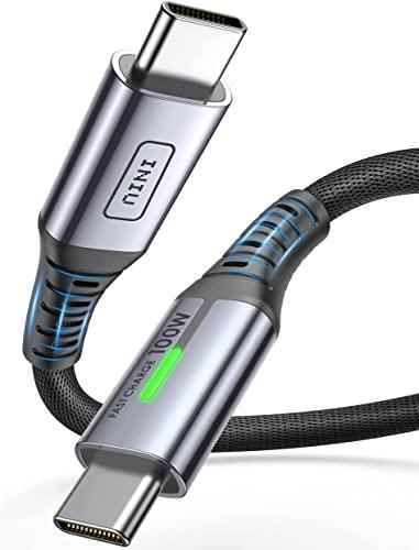 INIU USB C TO USB C CABLE, [2M] 100W PD 5A USB C CHARGER CABLE QC 4.0 ...