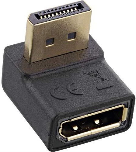 INLINE ® ADAPTER DISPLAYPORT, WTYCZKA/GNIAZDO, KĄTOWY DO GÓRY ...