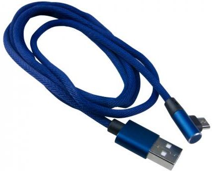 DPM PRZEWÓD USB A - MICRO USB, KĄTOWY, NIEBIESKI, 1 M EN113 (EN113 ...