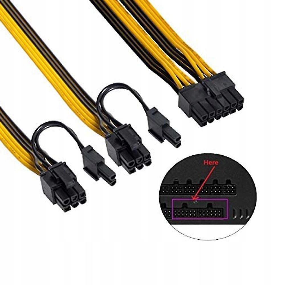 INNA 12PIN TO DUAL 8PIN(6+2PIN) PCI EXPRESS GPU (G06656879597494 ...