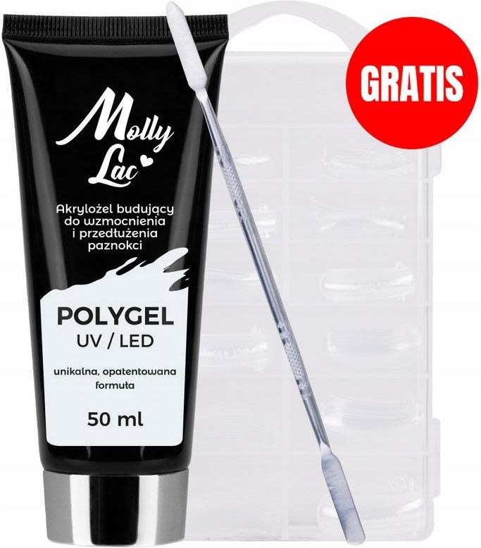 ALLEPAZNOKCIE POLYGEL AKRYLOŻEL DO PRZEDŁUŻANIA PAZNOKCI 50ML ...