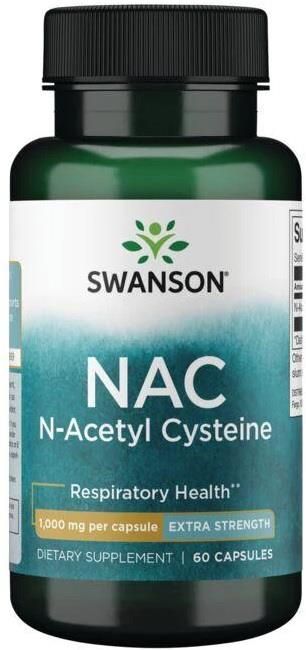 Swanson Nac 1000 mg 60kaps. - Opinie i ceny na Ceneo.pl