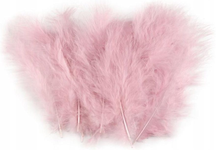 Pióra strusia puchowe 10-18 cm Stary Róż 20 szt - Ceny i opinie - Ceneo.pl